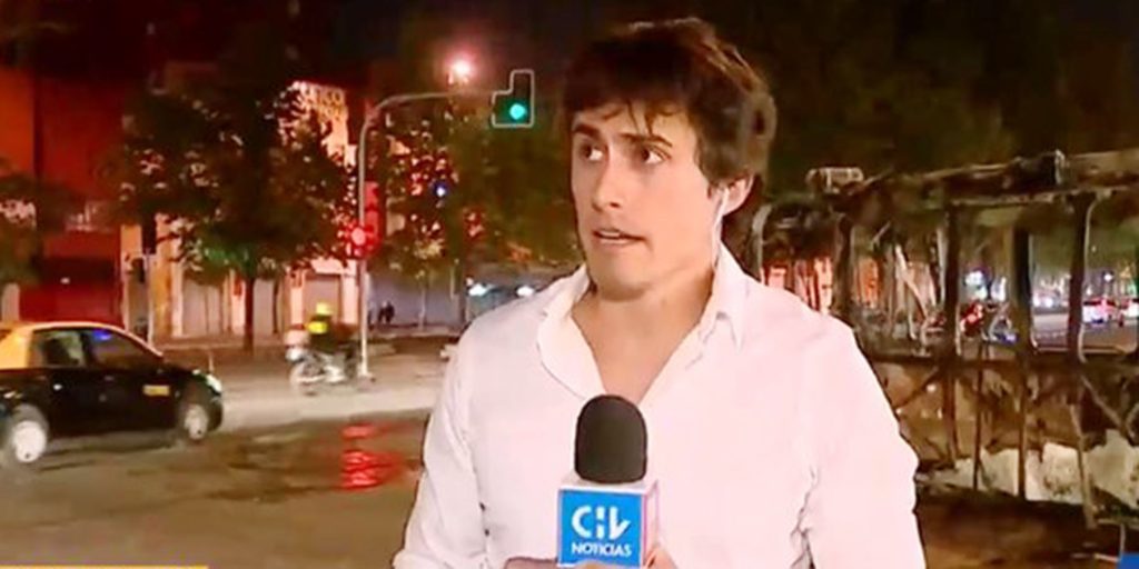 Chilevisión saca de pantalla a periodista emergente para poner a Cox