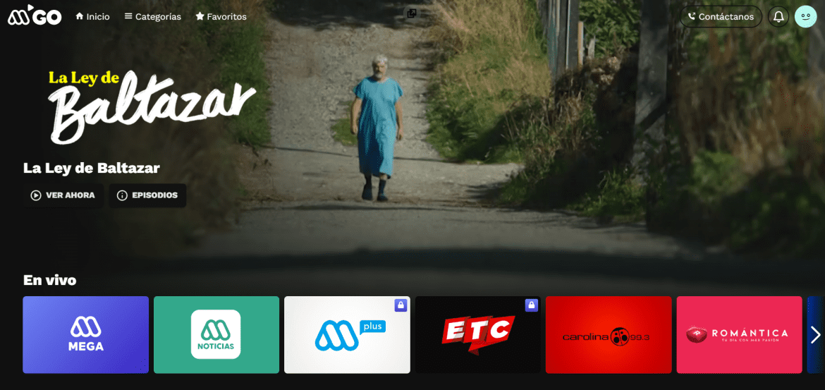 El atractivo catálogo de la recién estrenada app de Mega